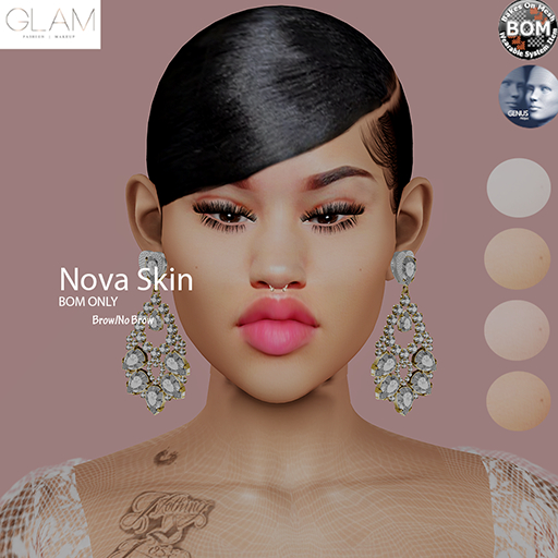 Second Life Marketplace Glam Nova Skin Fatpack